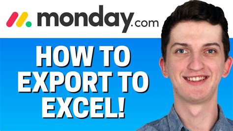 How To Export To Excel In Monday Com Youtube