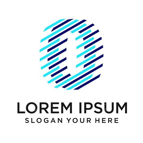 Creative Number Zero For Abstract Technology With Logo Design Shape Logotype Simple PNG And