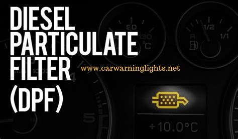 Diesel Particulate Filter Warning Light How Can I Clean My Dpf