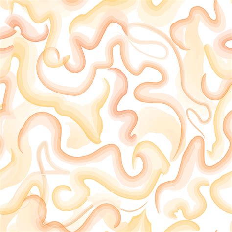 Abstract Wavy Lines Seamless Pattern Spring Organic Texture With Flowing Wavy Shapes Beautiful