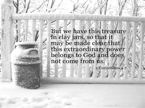 2 Corinthians 4 7 Poster But We Have This Treasure In Clay Jars So