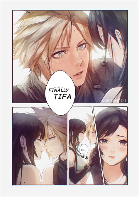 Tifa Lockhart And Cloud Strife Final Fantasy And More Drawn By Spykeee Danbooru