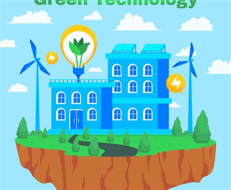 Eco Green Technology Concept Freevectors