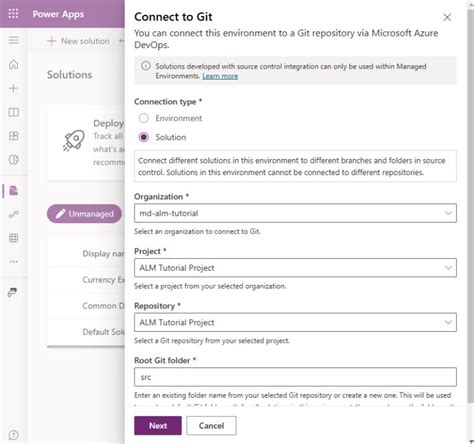 Setup Dataverse Git Integration For A Solution Matthew Devaney