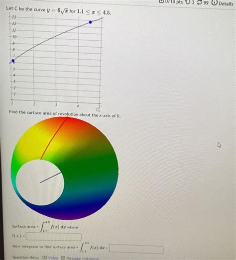Solved Let C Be The Curve Y 6x For 1 1 Chegg Com