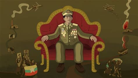 Myanmars Iron Fisted Ruler Min Aung Hlaing Fights To Stay On His Throne Nikkei Asia