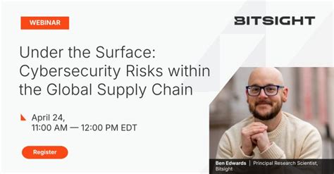 Cyberrisk Bitsighttrace Supplychainsecurity Bitsightwebinar Bitsight