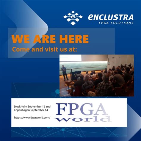 enclustra on linkedin fpgaworldconference2023 enclustra