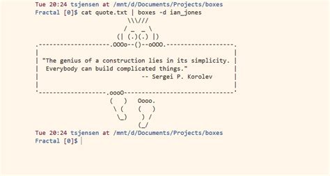 Boxes Command Line ASCII Boxes Unlimited