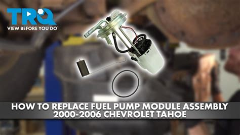 How to Replace Fuel Pump Module Assembly 2000-2006 Chevrolet Tahoe - YouTube
