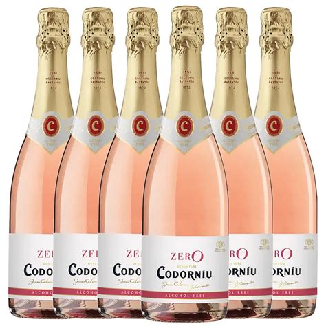 Codorníu Zero Rosé Premium Non Alcoholic Sparkling Wine Dealcoholized Champagne 750ml Godpsmusic