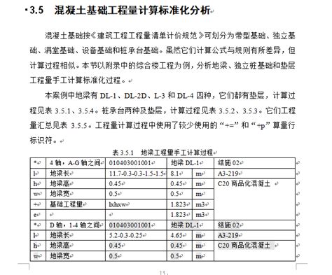 工程造价入门 手工算量手写格式学习手册基础 工程量计算实例 筑龙工程造价论坛