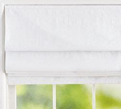 Belgian Flax Linen Roman Blackout Shade Pottery Barn