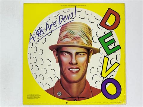 Devo Q Are We Not Men A We Are Devo Warner Bros Records Bsk 3239