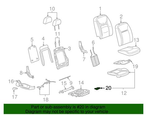 2009 2016 Chevrolet Airbag Front Passenger Presence Module 19293262