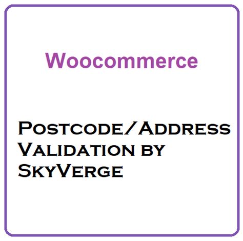 WooCommerce Postcode Address Validation Gpl Theme RESOCRAFT