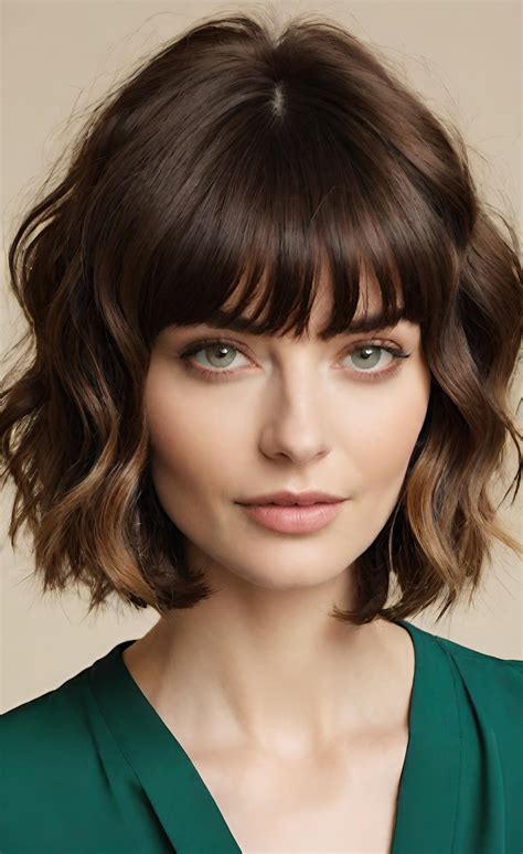 27 Wavy Bob Shag With Bangs For An Effortlessly Chic Look EĞİtİm KÜltÜr