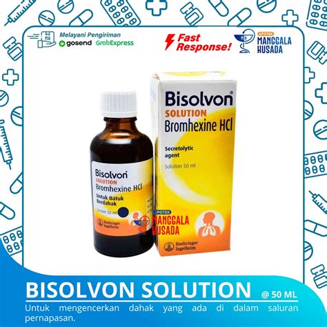 Jual Bisolvon Solution 50 Ml Shopee Indonesia
