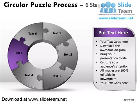How To Make Create Pieces Doughnut Chart Circular Puzzle With Hole In Center Process