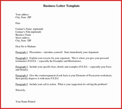 Word Formal Letter Template