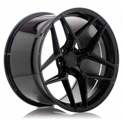 Llanta Concaver Cvr2 20x11 Et0 30 Blank Negro Platino Concaver Wheels