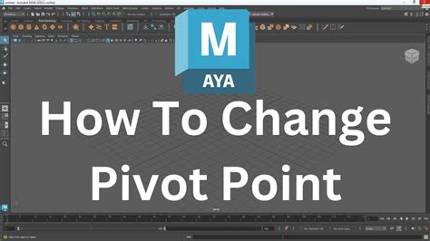 How to Change Pivot Points in Maya: Quick and Easy Guide | Autodesk ...