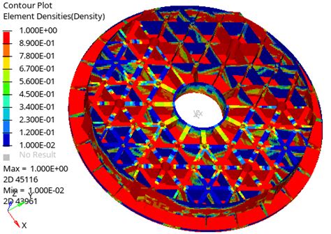 Material Distribution Result Of The Topology Optimization Download