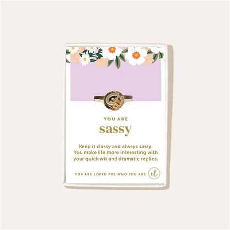 Sassy Ring Gold Fig