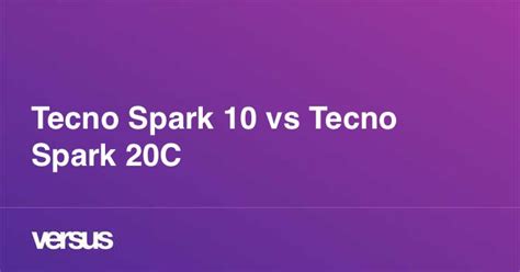 Tecno Spark 10 Vs Tecno Spark 20c Apakah Perbedaannya