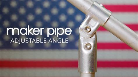 The Adjustable Angle Connector Overview And Assembly Maker Pipe Youtube