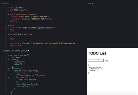 Vuejsで作るtodoアプリ Javascript Qiita