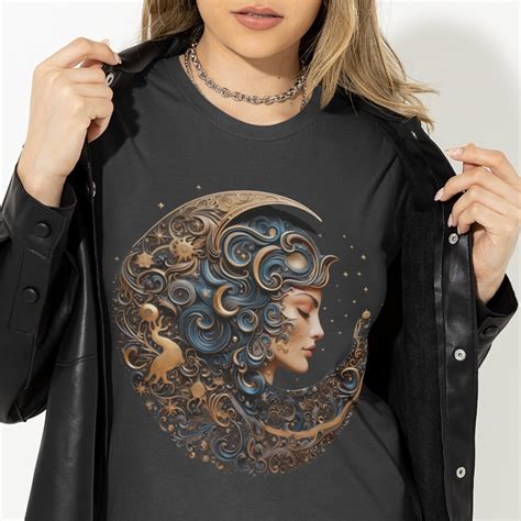 Goddess Of The Night Sky Shirt Moon Goddess Tshirt Celestial T Shirt