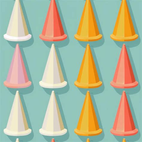 Download Colorful Cone Pattern Display Patterns Online Creative Fabrica