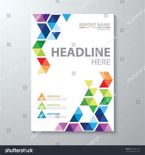 Abstract Colorful Low Polygon Background Cover Stock Vector Royalty Free 688817164 Shutterstock
