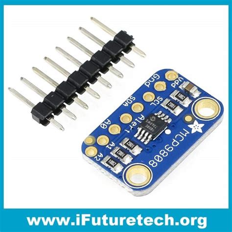 MCP9808 HIGH ACCURACY I2C IIC TEMPERATURE SENSOR MODULE IFuture Technology