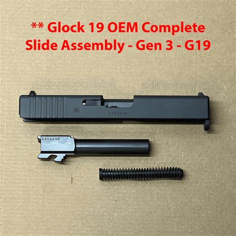 Glock 19 Gen 5 Oem Factory Lower Frame Factory Parts New Pa195s203