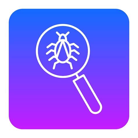 premium vector search bug vector illustration