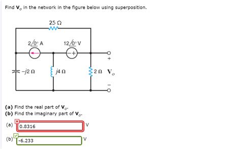Solved Find V In The Network In The Figure Below Using Chegg
