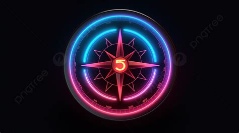 빛나는 3d 나침반 네온 아이콘 현대 Ui Ux 인터페이스 요소 지도 나침반 나침반 북쪽 화살표 배경 일러스트 및 사진 무료 다운로드 Pngtree
