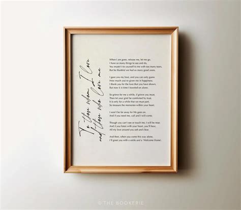 To Those Whom I Love Poem Print Memorial Cards Funeral Reading