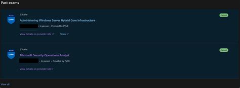 Microsoft Certification Dashboard And Pearsonvue Portal R Scicertifications