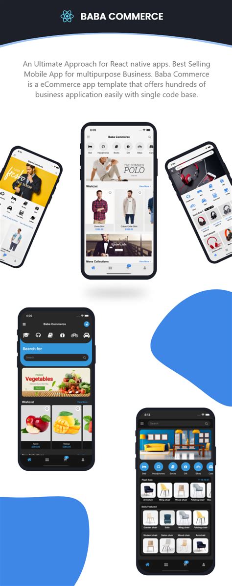 Apps Shop Ui Kit React Native And Ionic Templates Codemarket