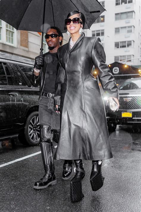 Cardi B Rocks High Heels And Matches With Offset In Nyc Hollywood Life
