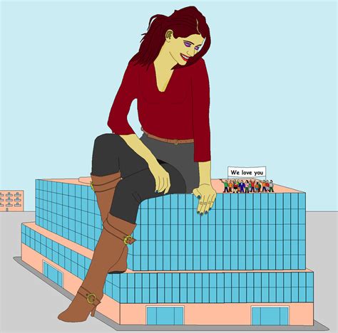 Giantess With Boots And Miniskirt By Beautifulgiantess On Deviantart
