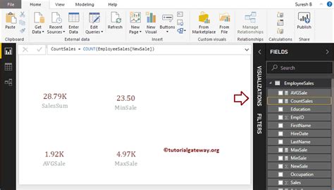 Power Bi Dax Aggregate Functions