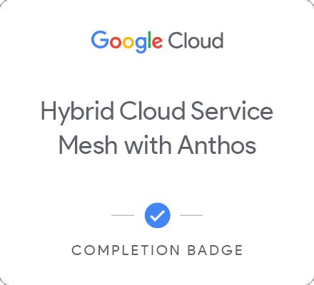 Online Course Hybrid Cloud Service Mesh With Anthos Locales From Google Class Central