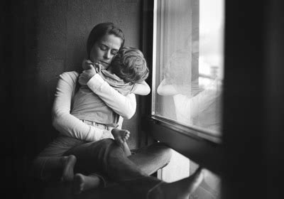 Mother And Son Hugging