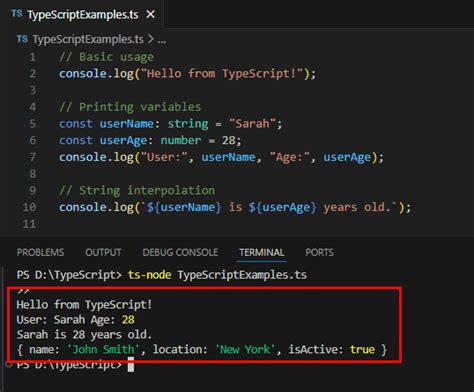 Print In Typescript 7 Ways To Display Output Examples