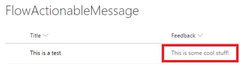 About365 Custom Actionable Messages With Microsoft Flow Part 2 Getting The Response