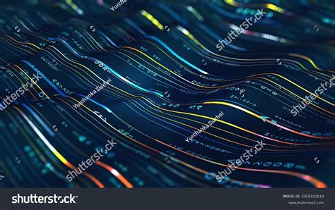 Big Data Flow Information Field Innovation Stock Illustration 2059102619 Shutterstock